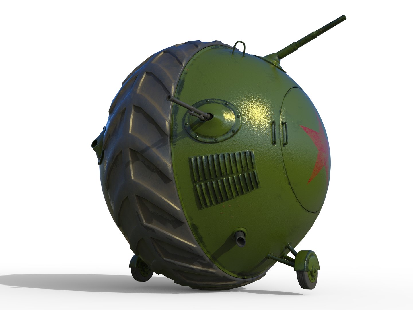 3D Tank Ball Model - TurboSquid 1413114
