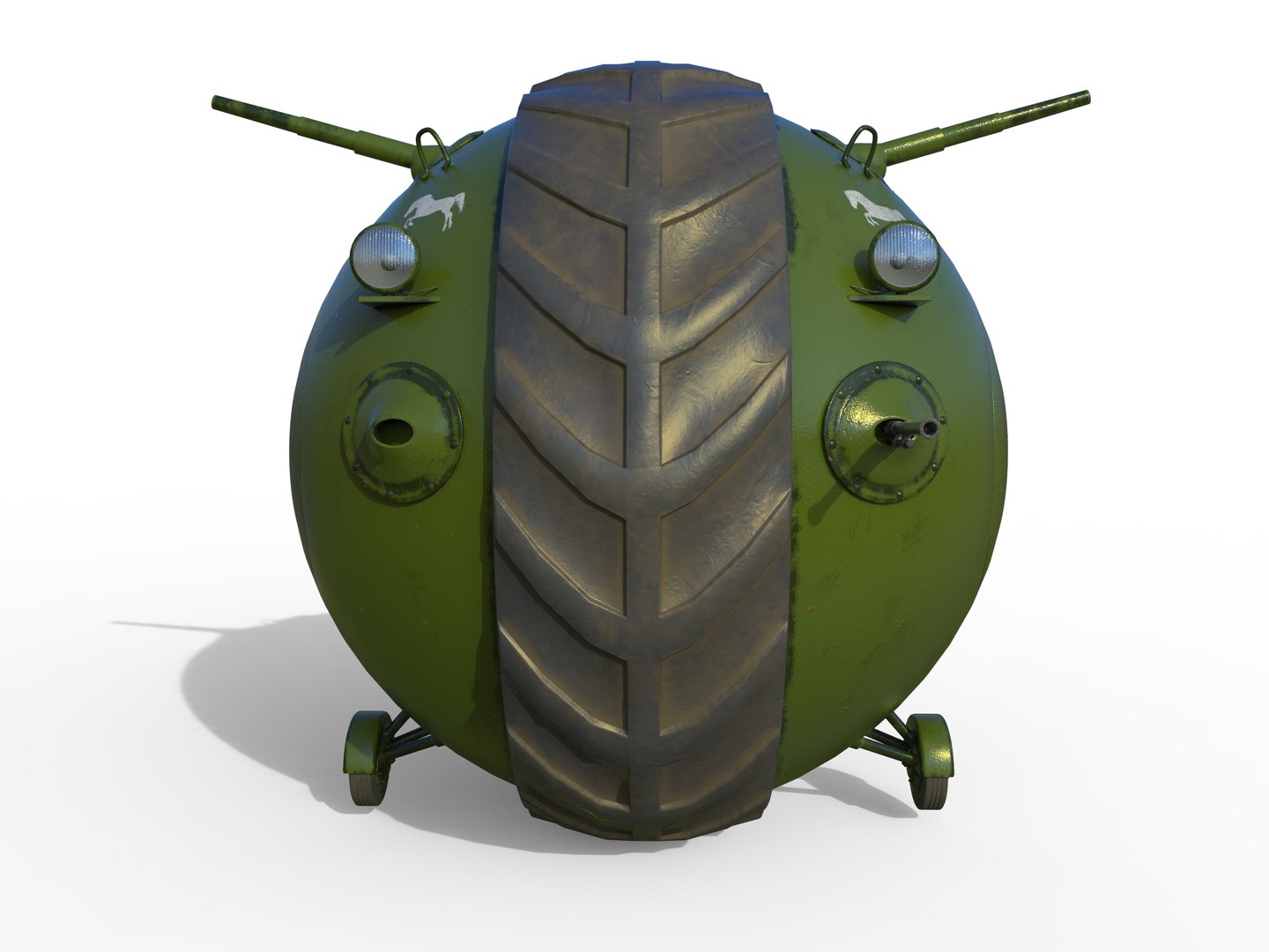 3D Tank Ball Model - TurboSquid 1413114
