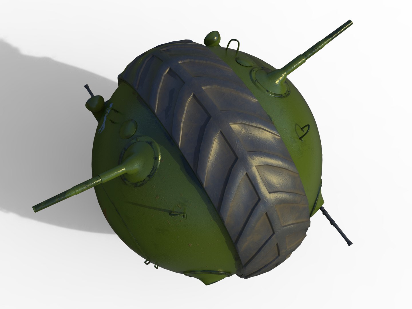 3D Tank Ball Model - TurboSquid 1413114