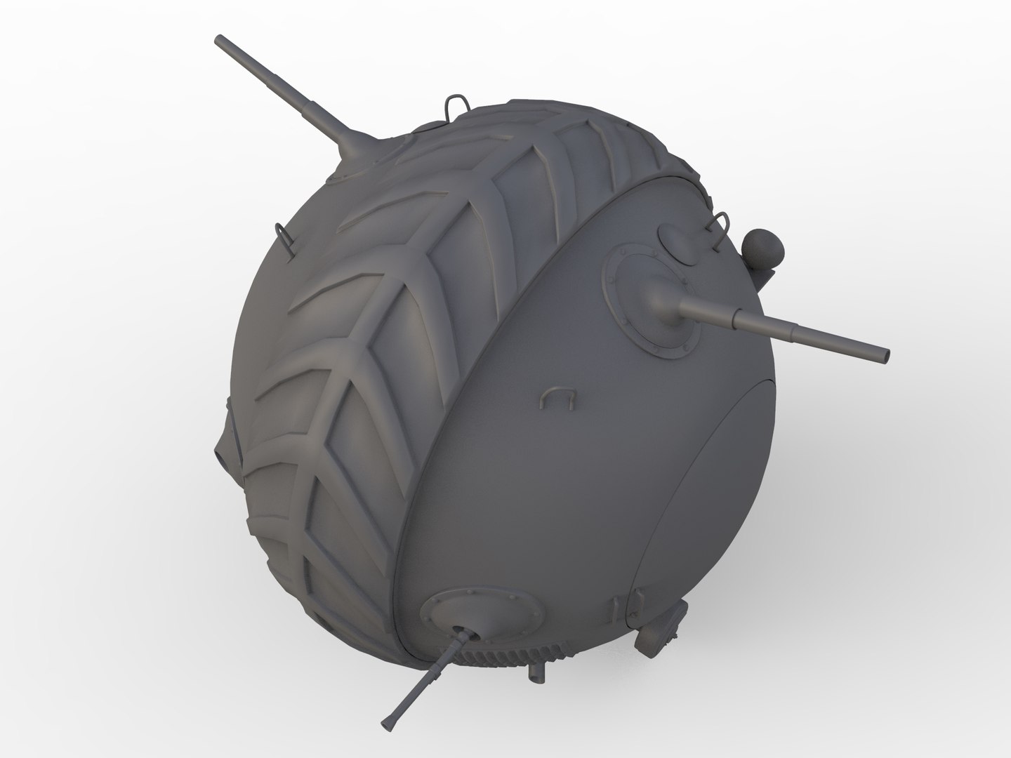 3D Tank Ball Model - TurboSquid 1413114