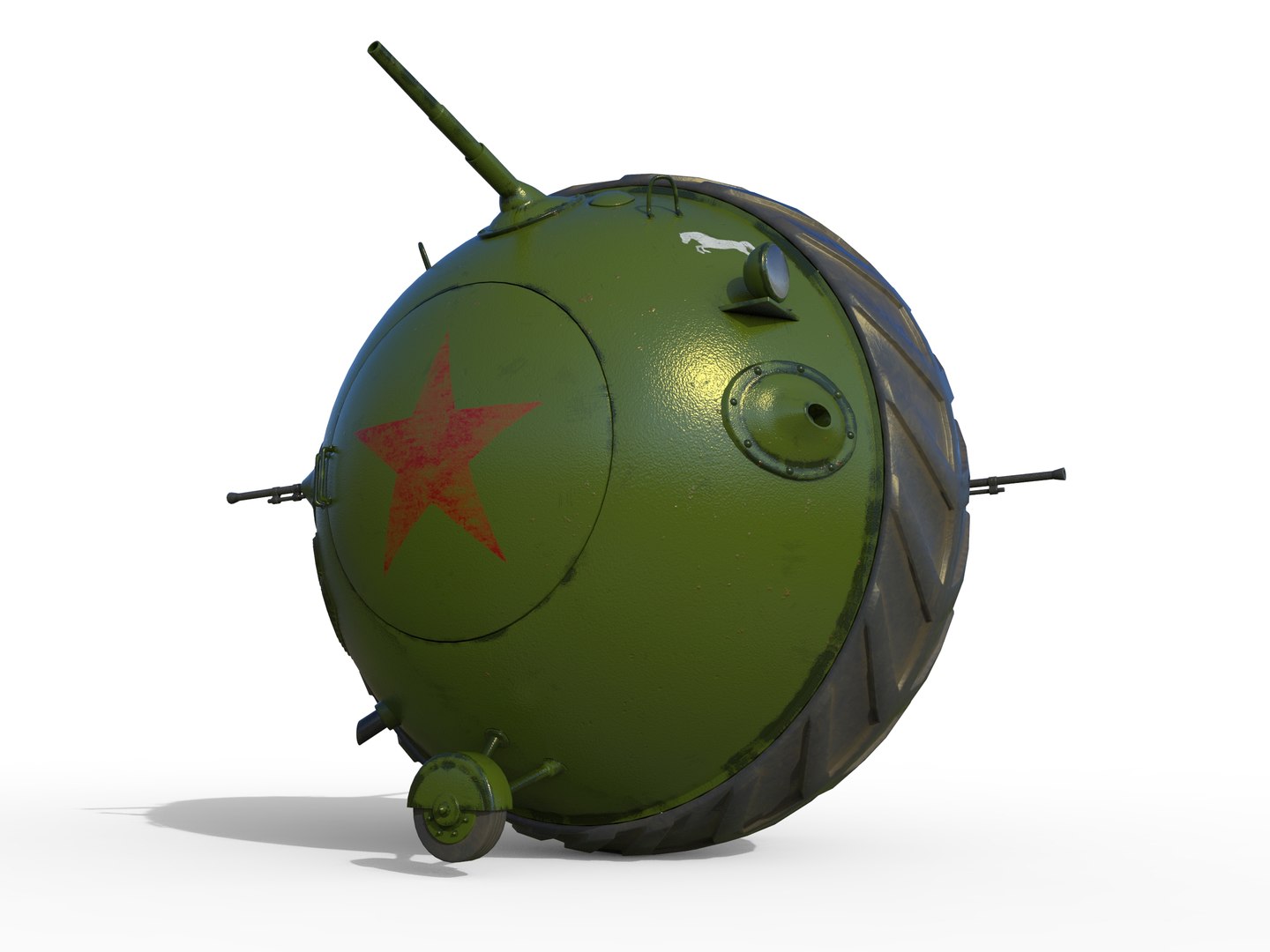 3D Tank Ball Model - TurboSquid 1413114