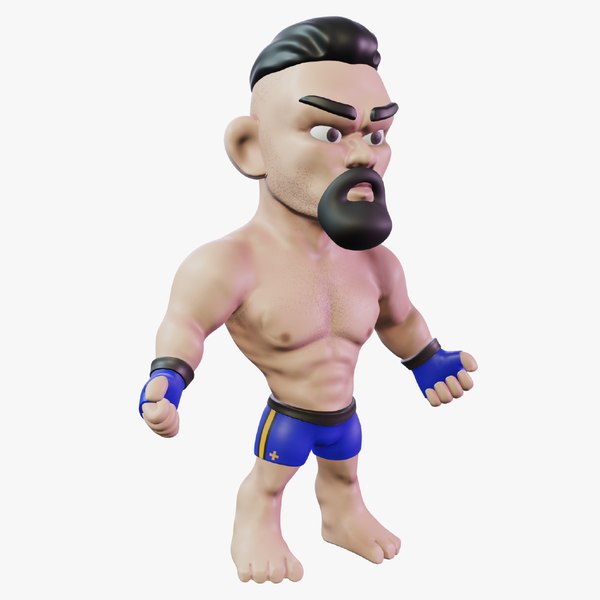3D модель Fighter Boxer Character 15 - TurboSquid 1971549