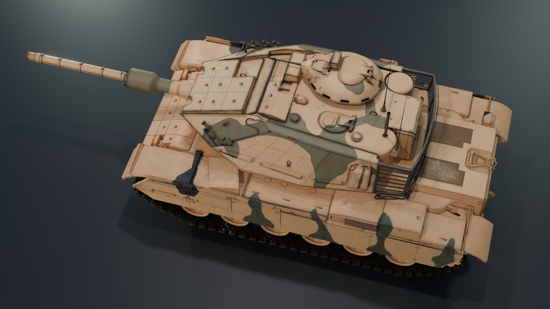 M60T Sabra Tank Model - TurboSquid 2340878