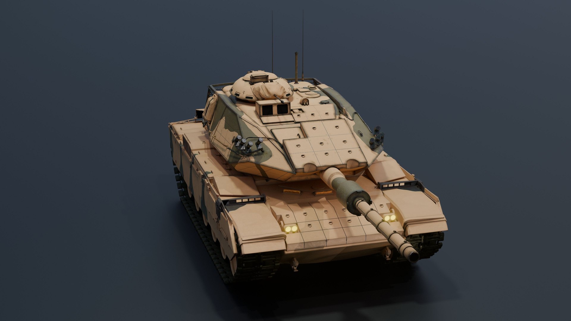 M60T Sabra Tank Model - TurboSquid 2340878