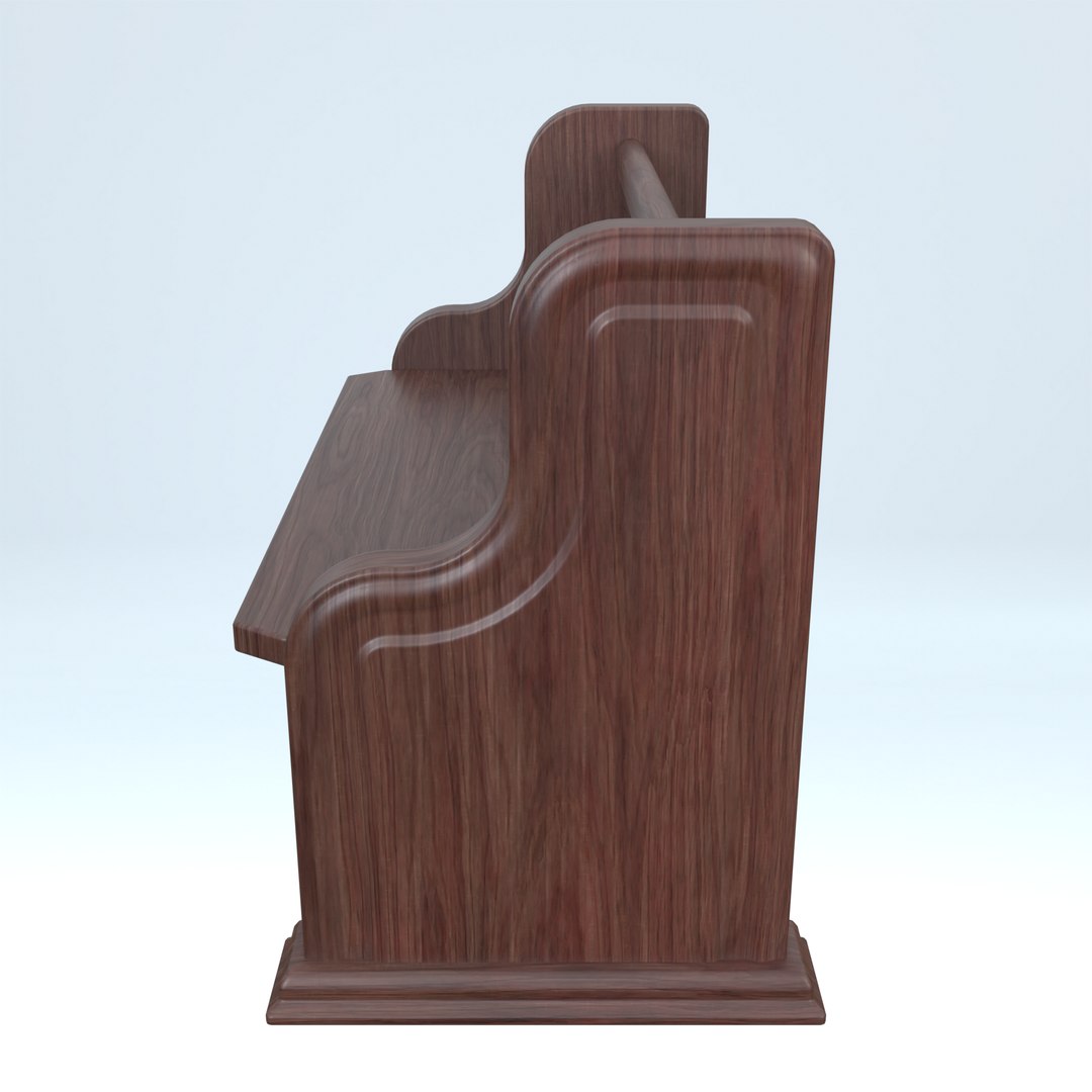 Church Pew 3D Model - TurboSquid 2419816