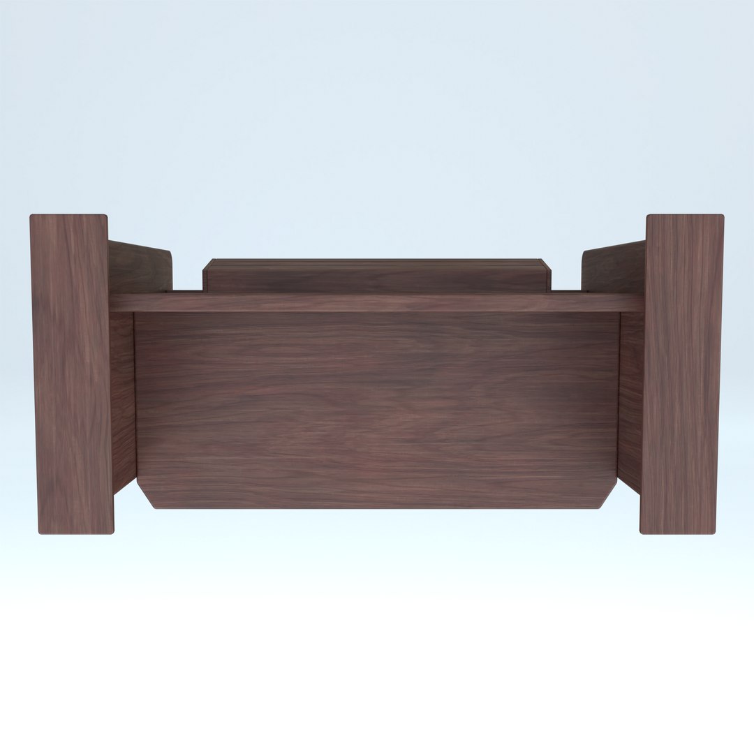 Church Pew 3D Model - TurboSquid 2419816