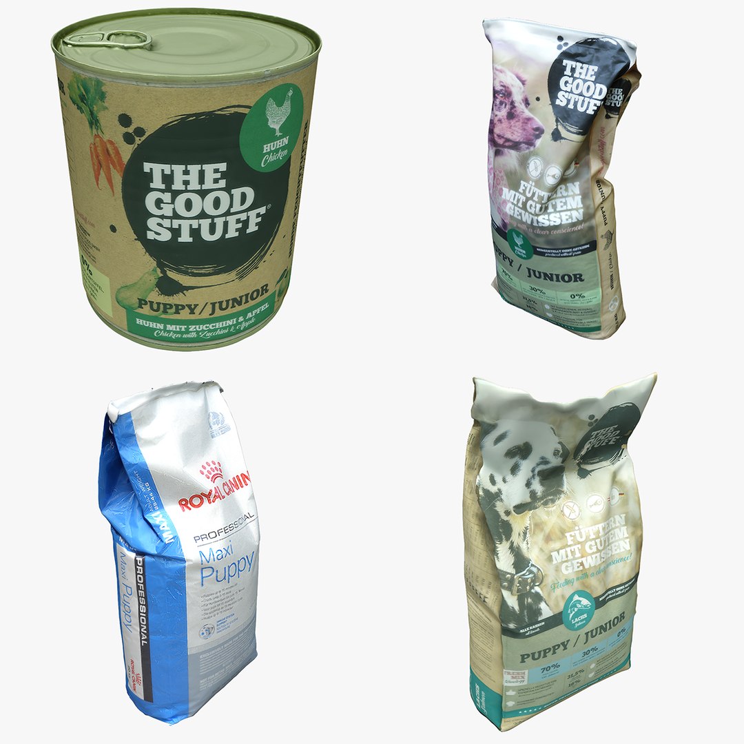 3D Dog Food Packaging Collection 05 Model - TurboSquid 1795115