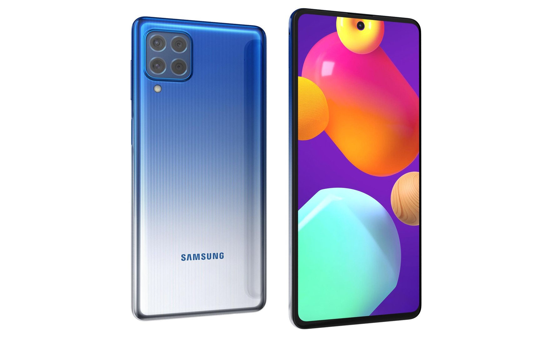 3D model Samsung Galaxy M62 Laser Blue - TurboSquid 1724899