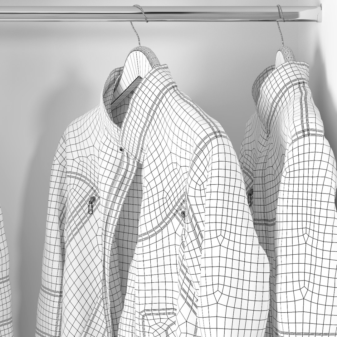 3D Closet Wardrobe Model - TurboSquid 1270196