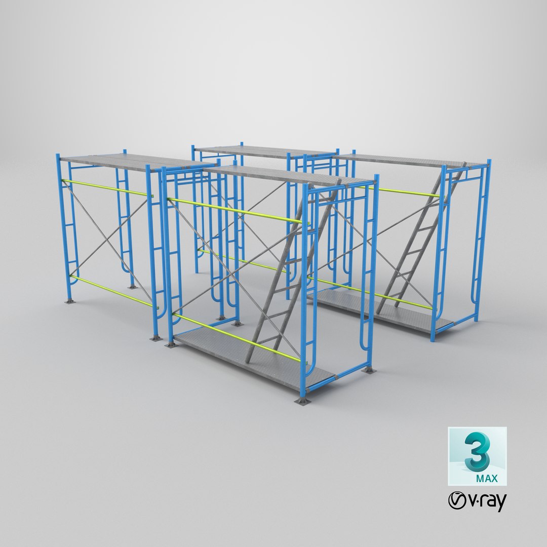 3D Construction Scaffolding Model - TurboSquid 2428351
