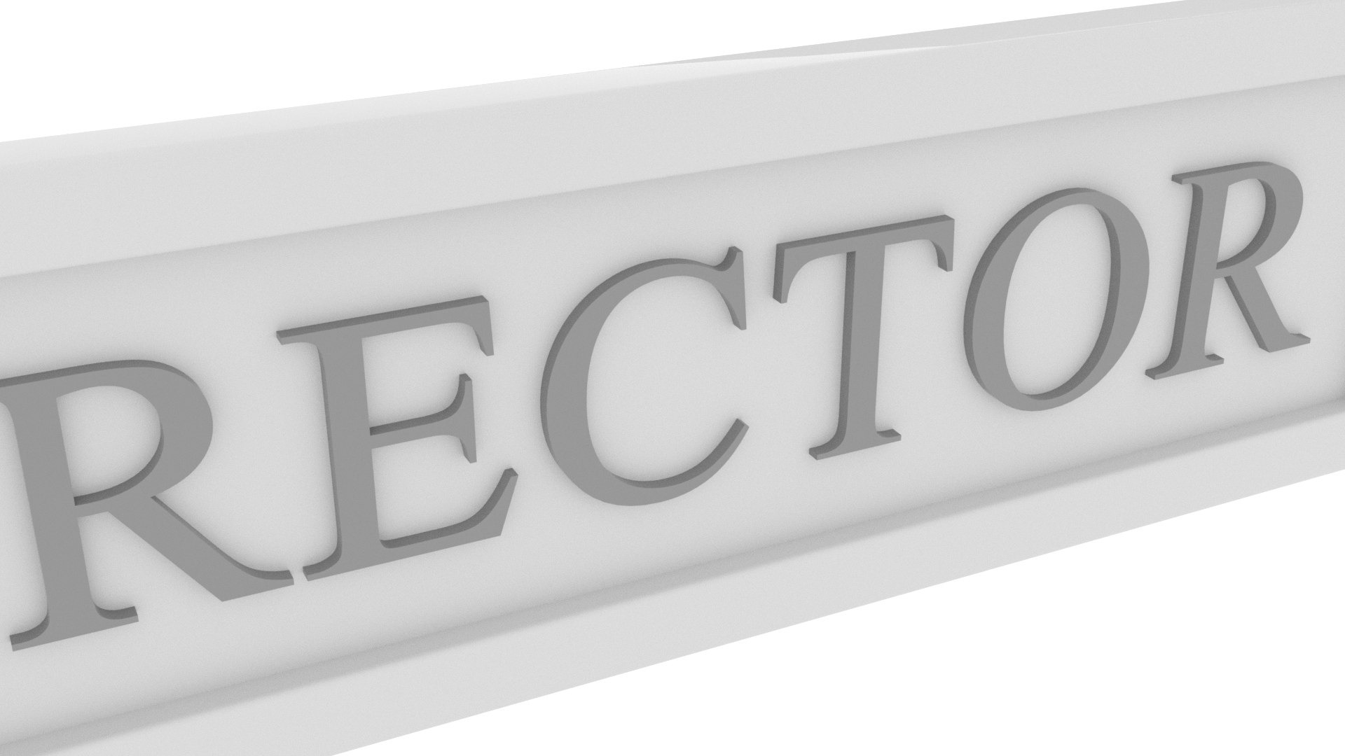 3D Model Director Sign - TurboSquid 1728359