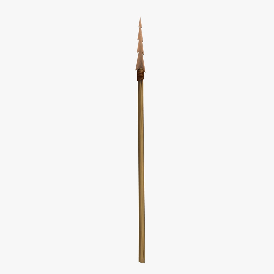 bone spear 3d model