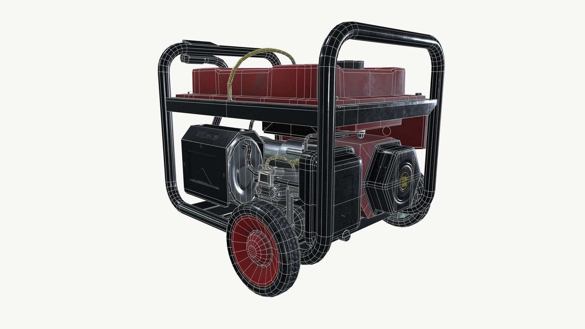 Portable Generator 3D Model - TurboSquid 2347772