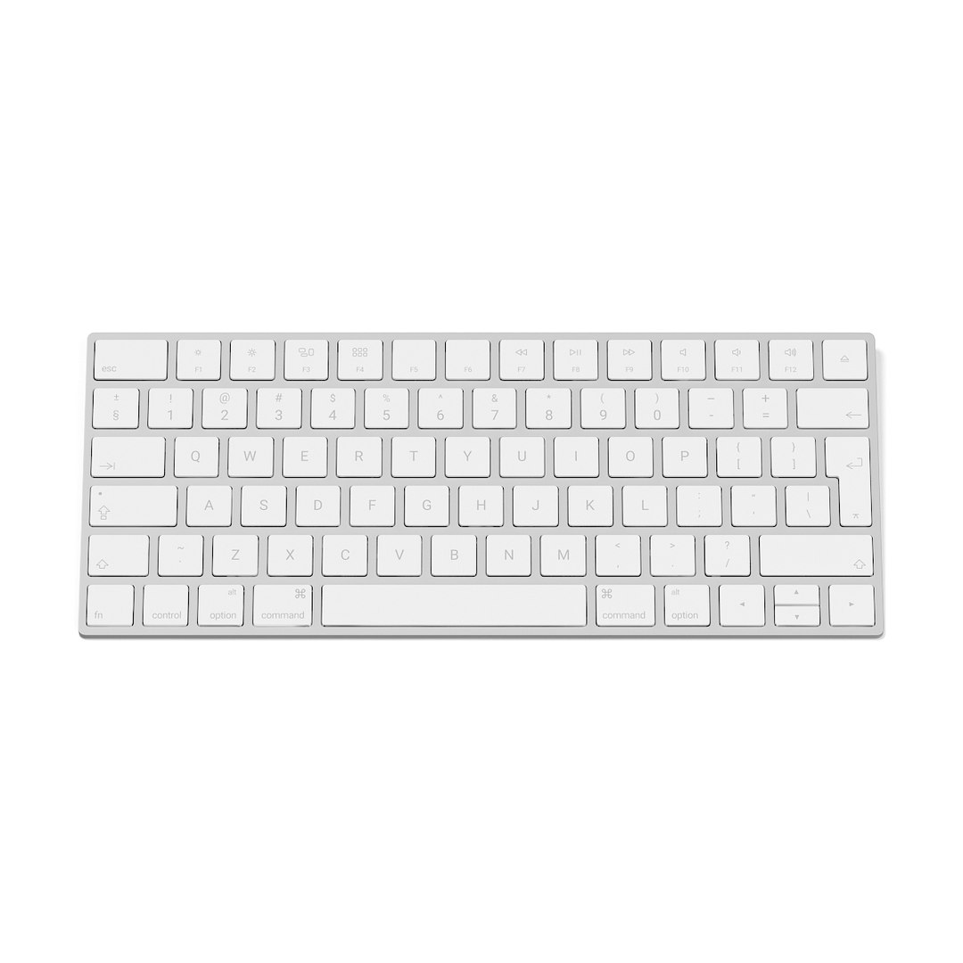 3D Apple Keyboard Model - TurboSquid 1165619