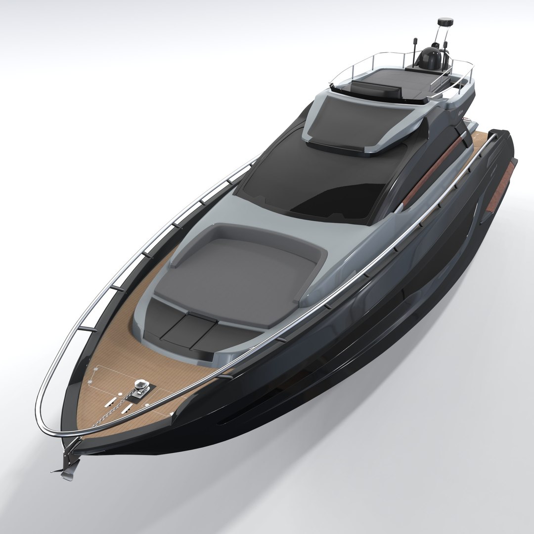 3D Riva 66 Ribelle Luxury Motor Yacht Model - TurboSquid 2075753