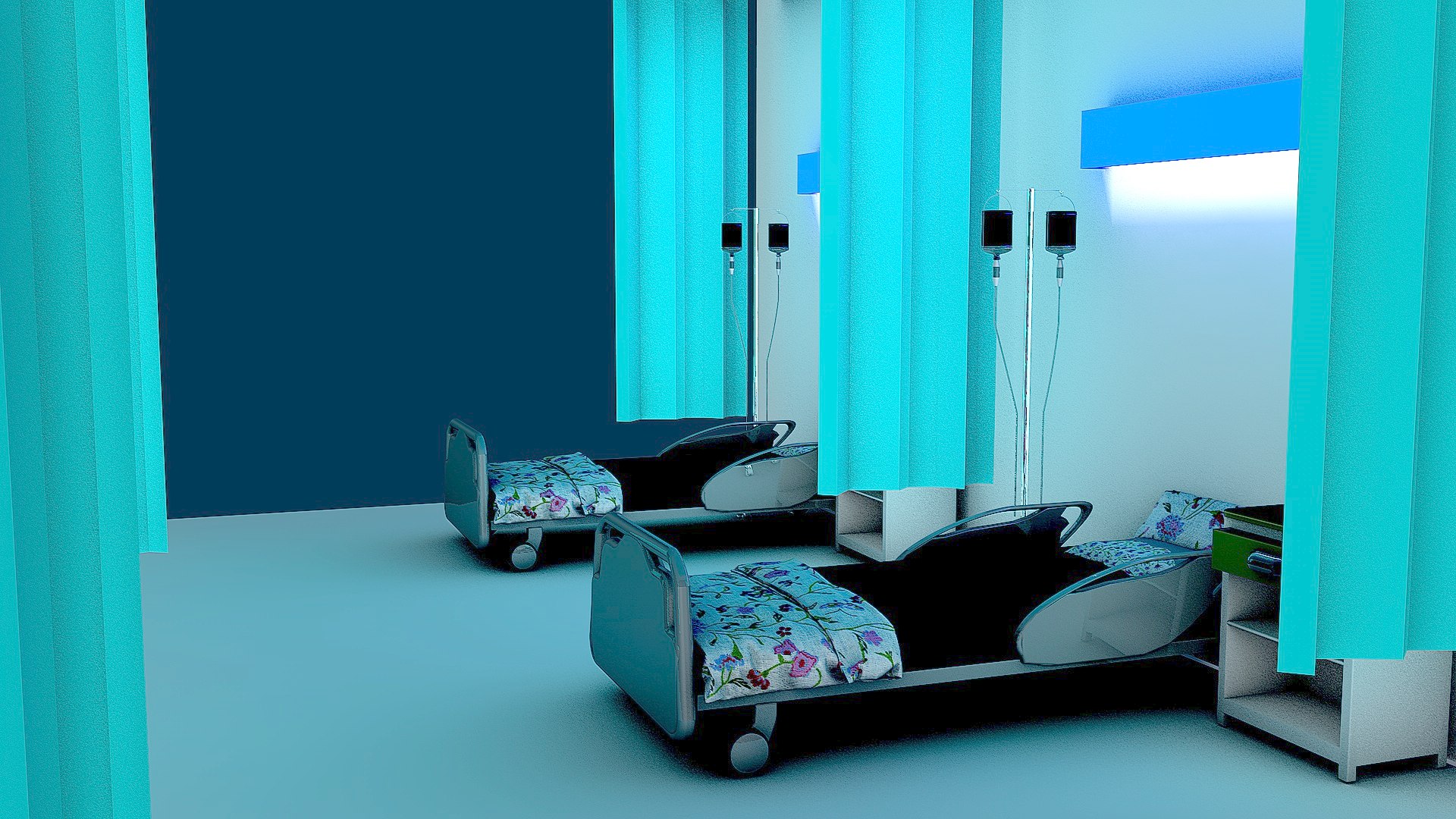 3D HOSPITAL ROOM - TurboSquid 1717384