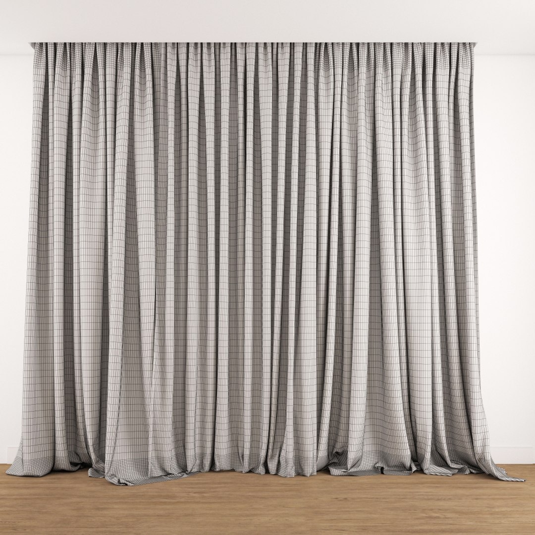 Curtain Fabric Drape 3D - TurboSquid 1618050