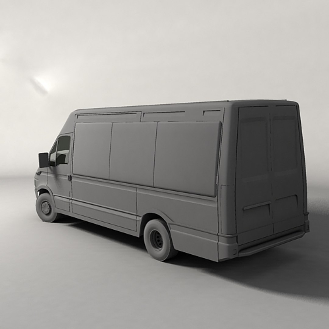 3d Bus Van Model