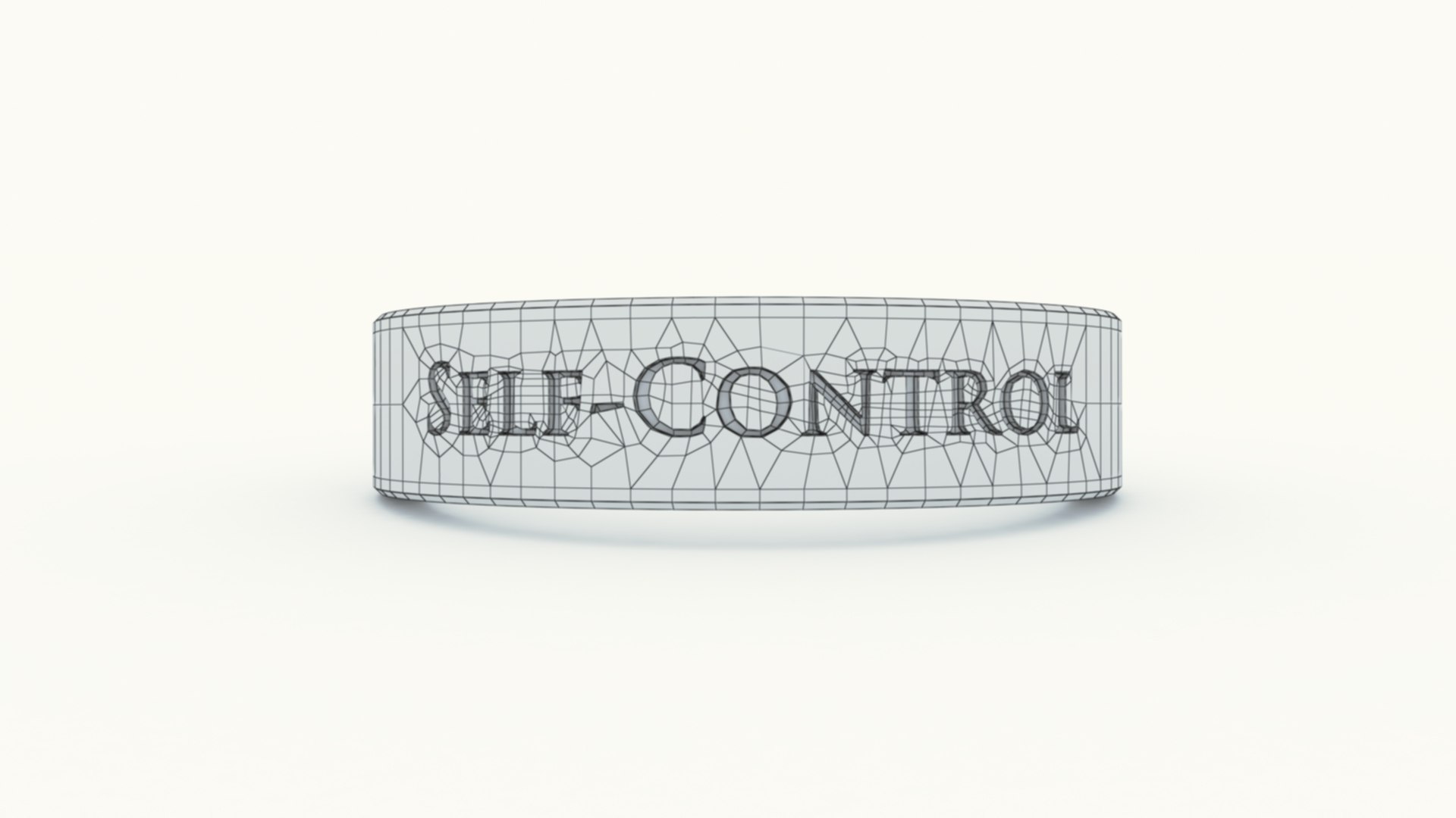 3D Self-Control Female Ring Black - TurboSquid 1926978
