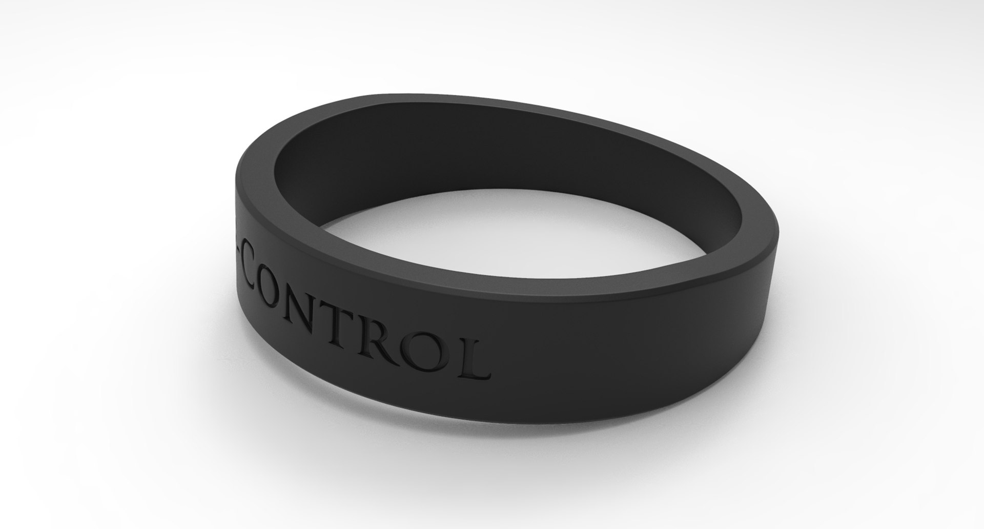 3D Self-Control Female Ring Black - TurboSquid 1926978