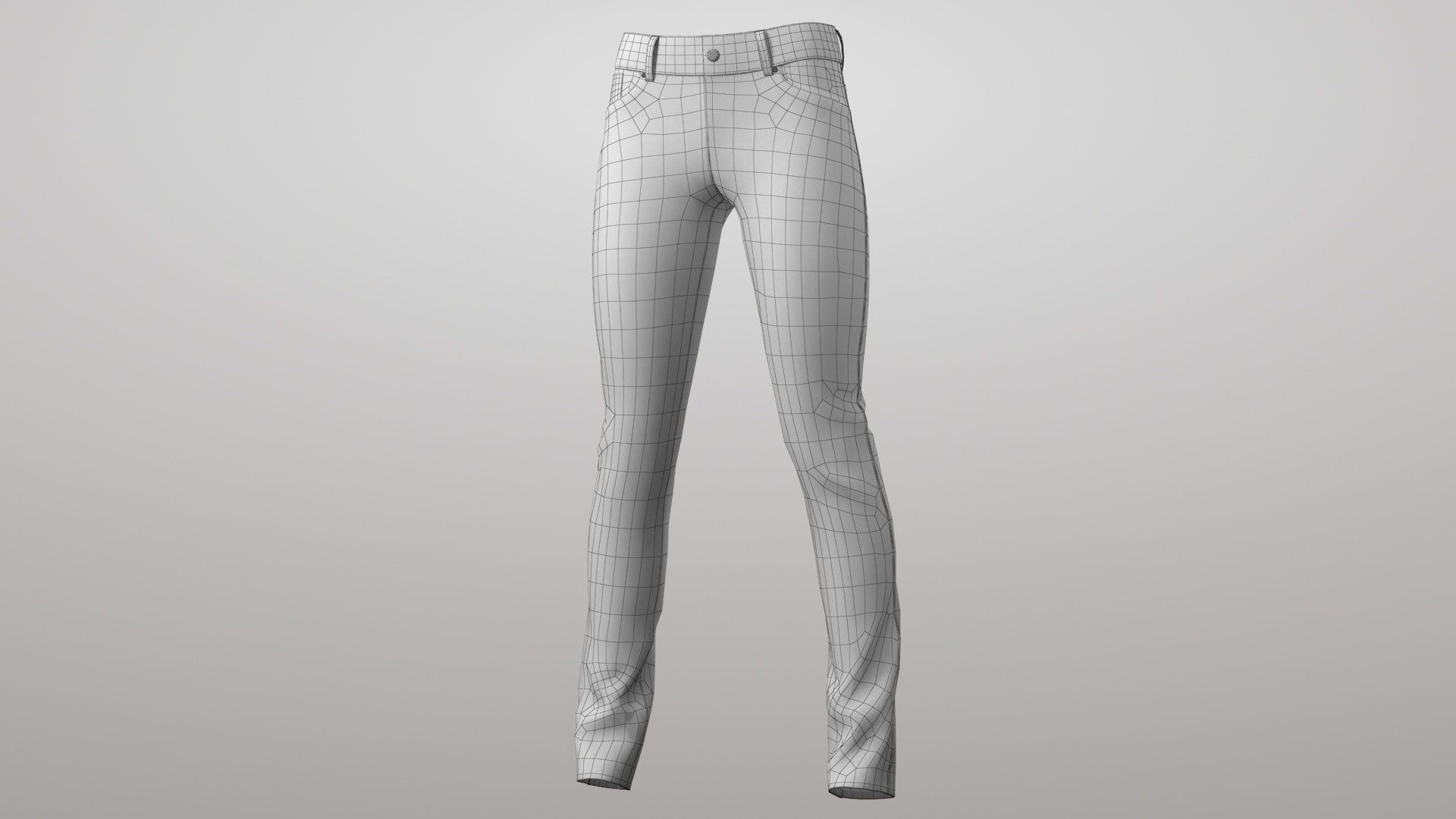 3D Jeans Female Blue PBR - TurboSquid 1960803