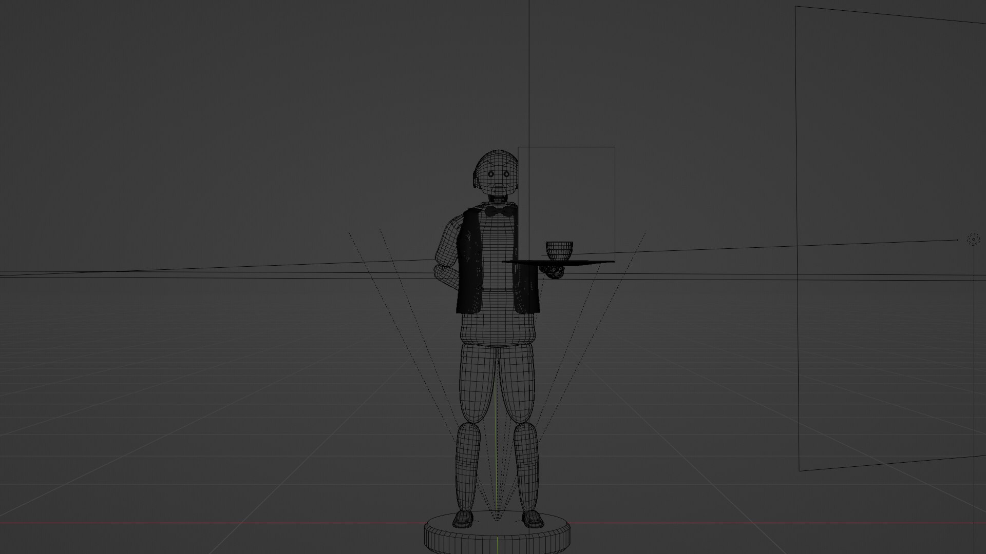 3D Model Robot Butler - Blender Rigged - TurboSquid 1838444