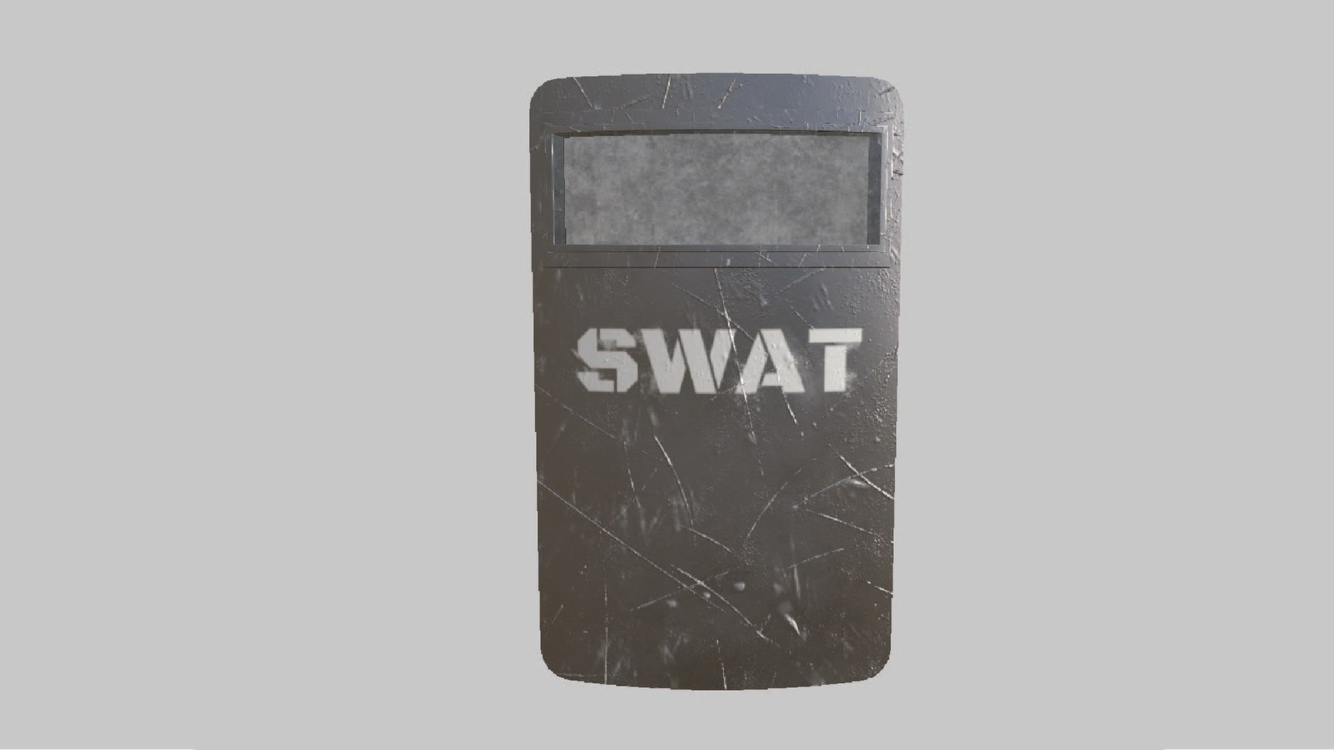 Swat Shield 3D Model - TurboSquid 1913312