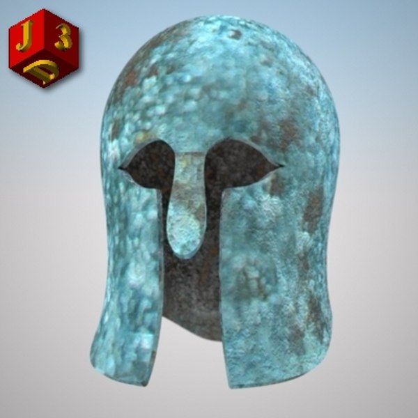 3d model corinthian helmet corinth