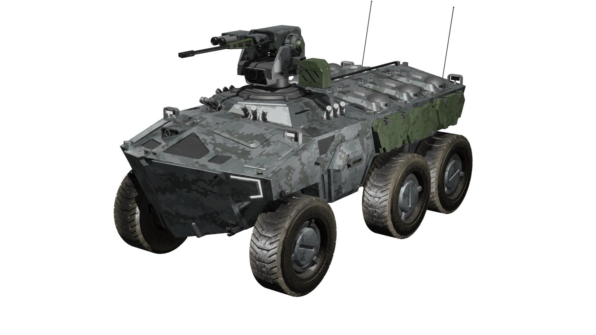 Sci-fi APC 3D Model - TurboSquid 2121958