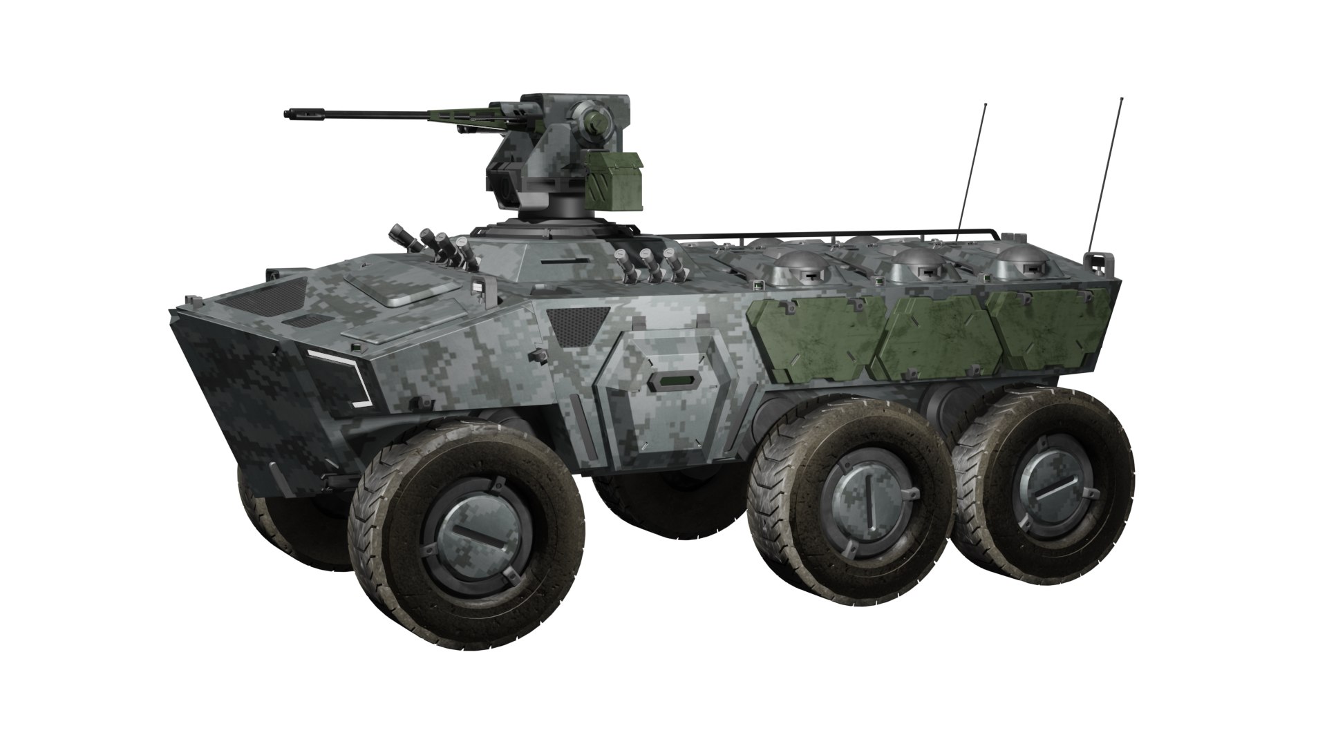 Sci-fi APC 3D Model - TurboSquid 2121958
