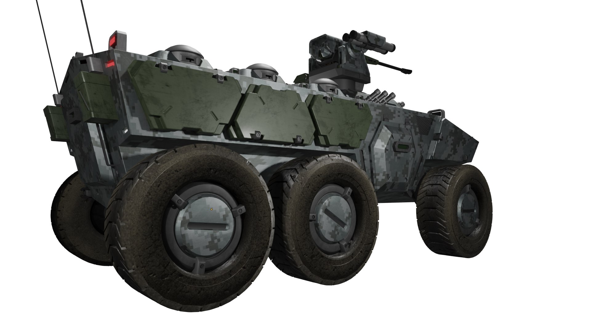 Sci-fi APC 3D Model - TurboSquid 2121958