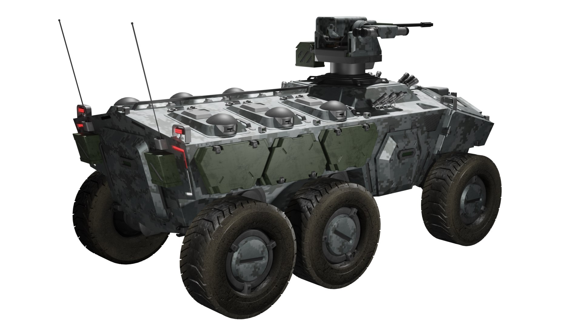 Sci-fi APC 3D Model - TurboSquid 2121958