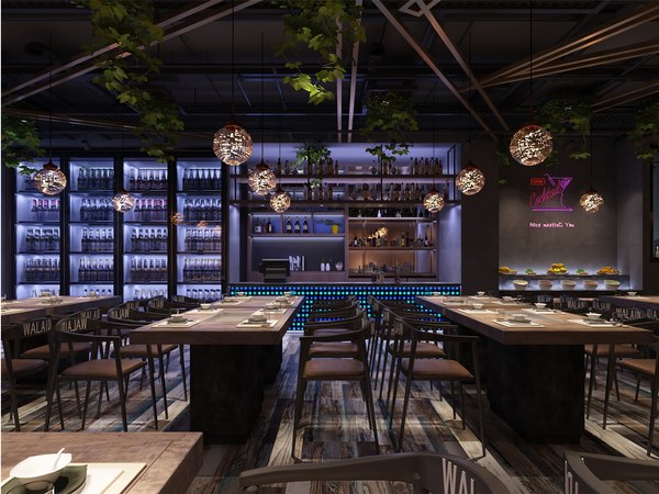 3D Cafeteria Models | TurboSquid