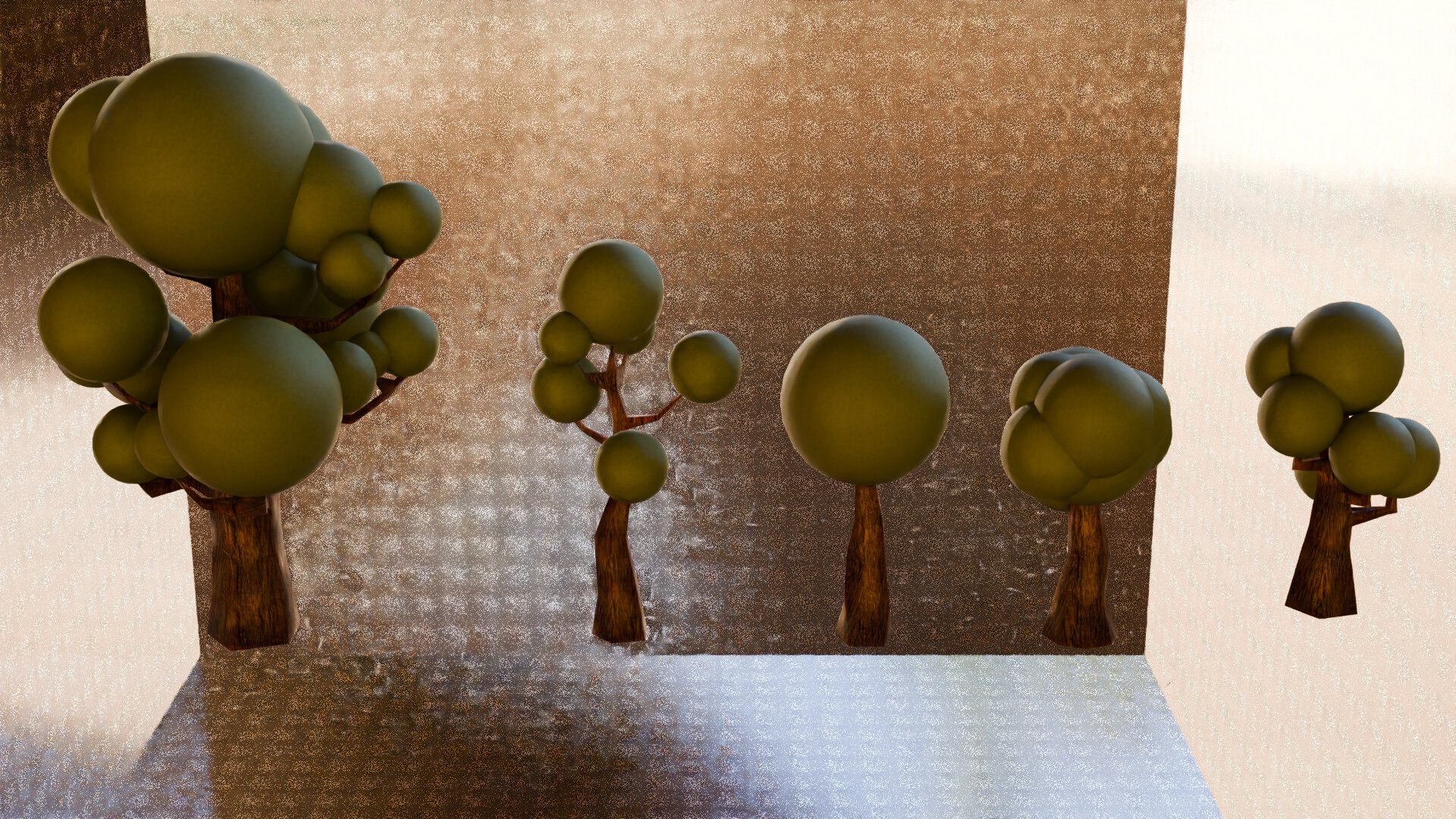 Stylised-Tree-Pack1 Model - TurboSquid 2297886