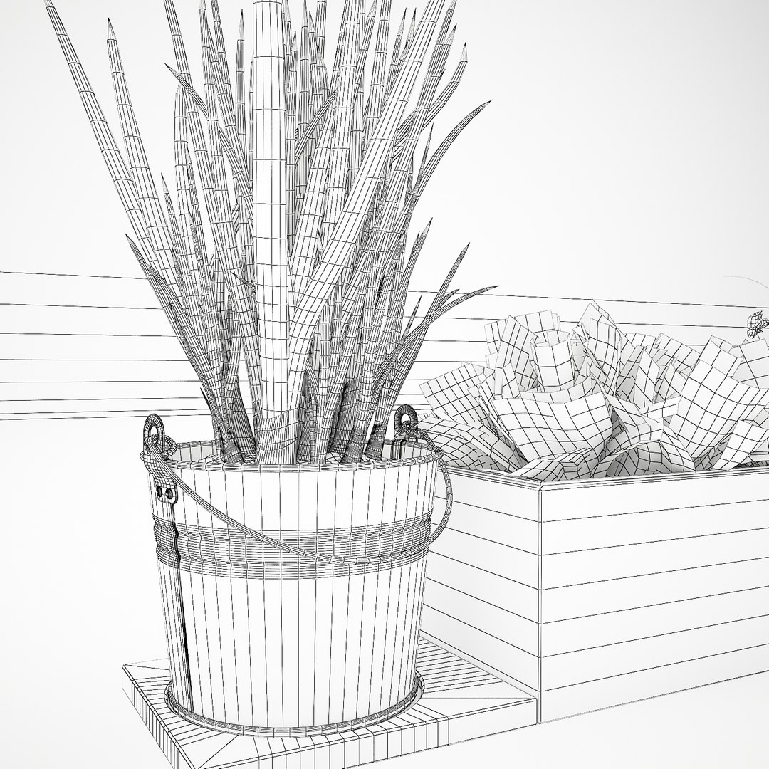 Kitchen Garden 3D Model - TurboSquid 1494305