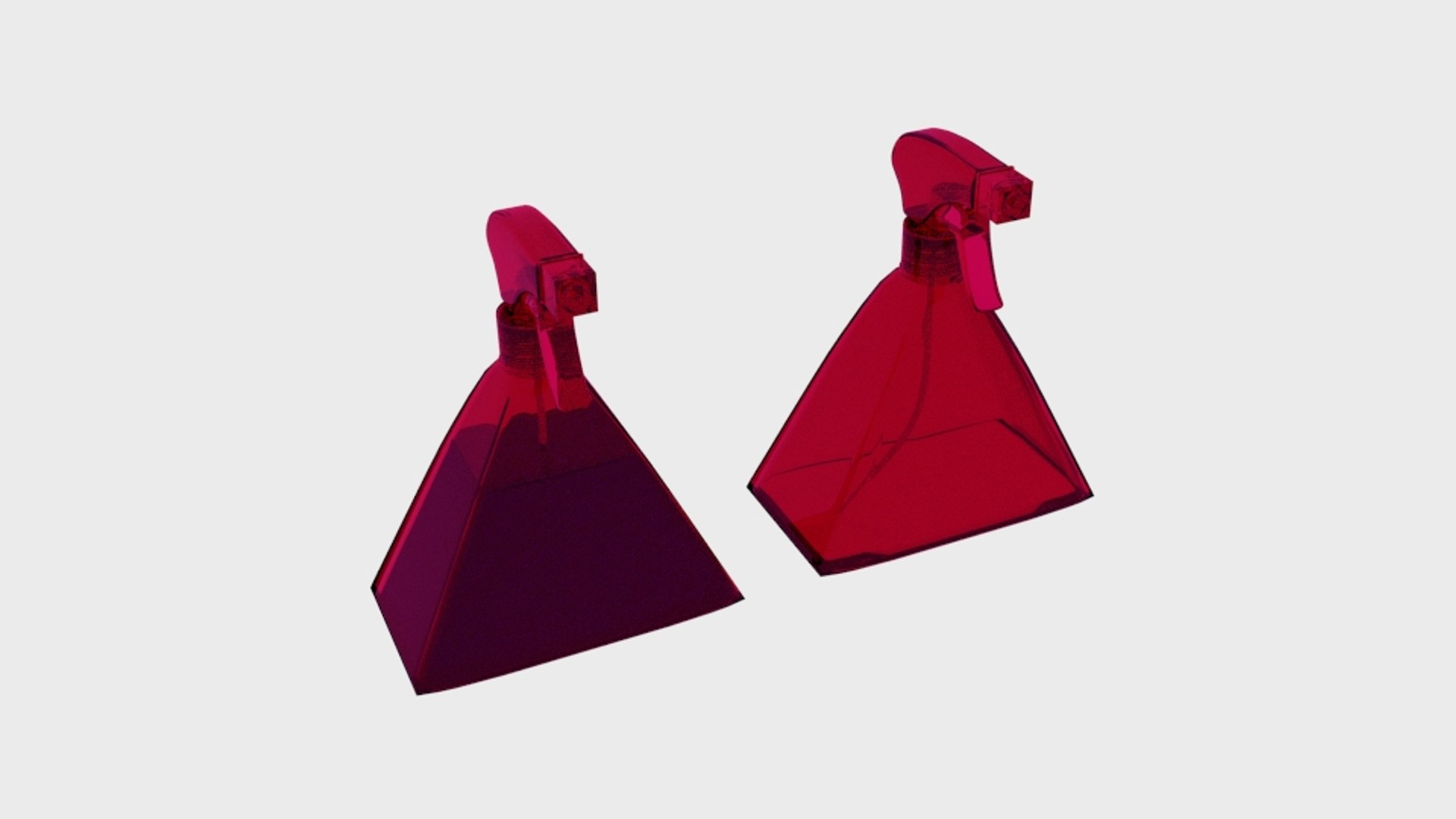 Bottle spray triangle model - TurboSquid 1328166