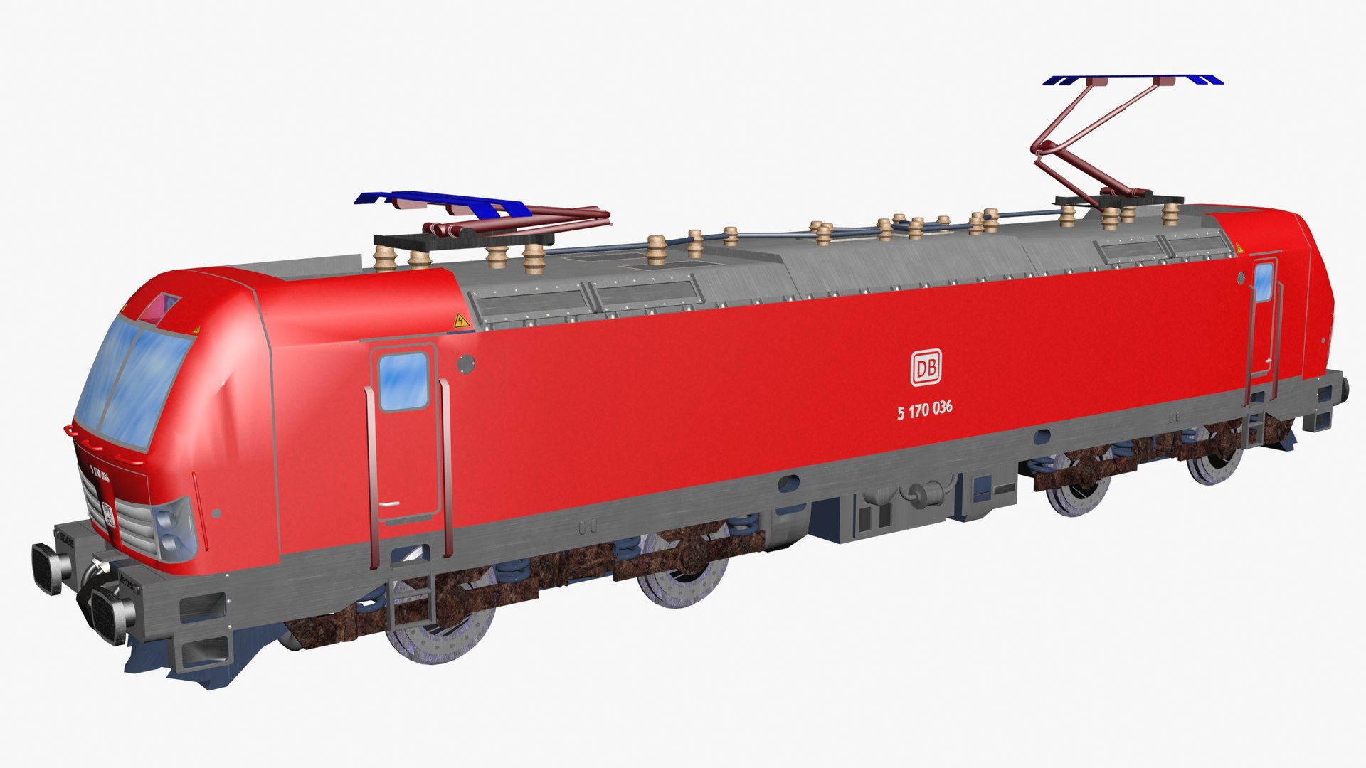 3D Collection Of 10 Siemens Vectron Electric Locomotives Model ...