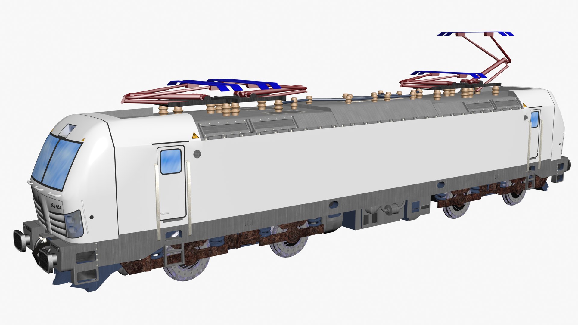 3D Collection Of 10 Siemens Vectron Electric Locomotives Model ...