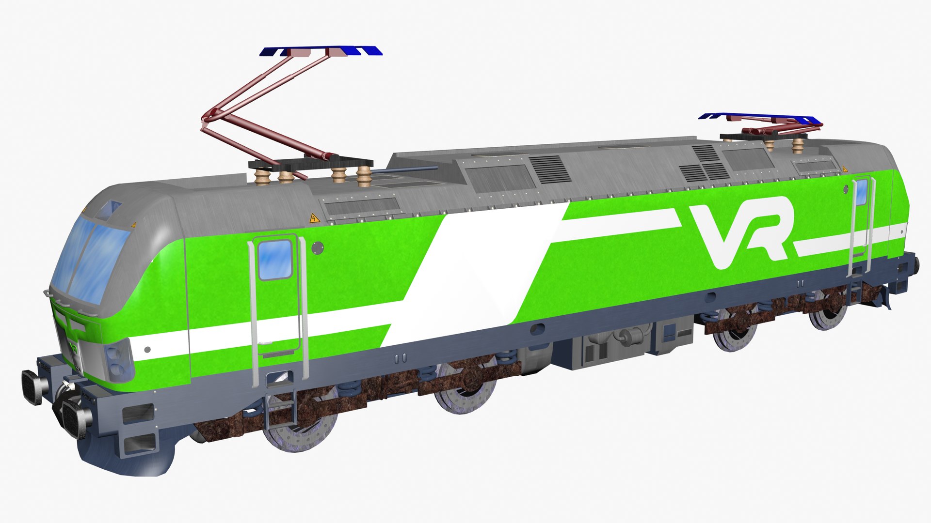 3D Collection Of 10 Siemens Vectron Electric Locomotives Model ...