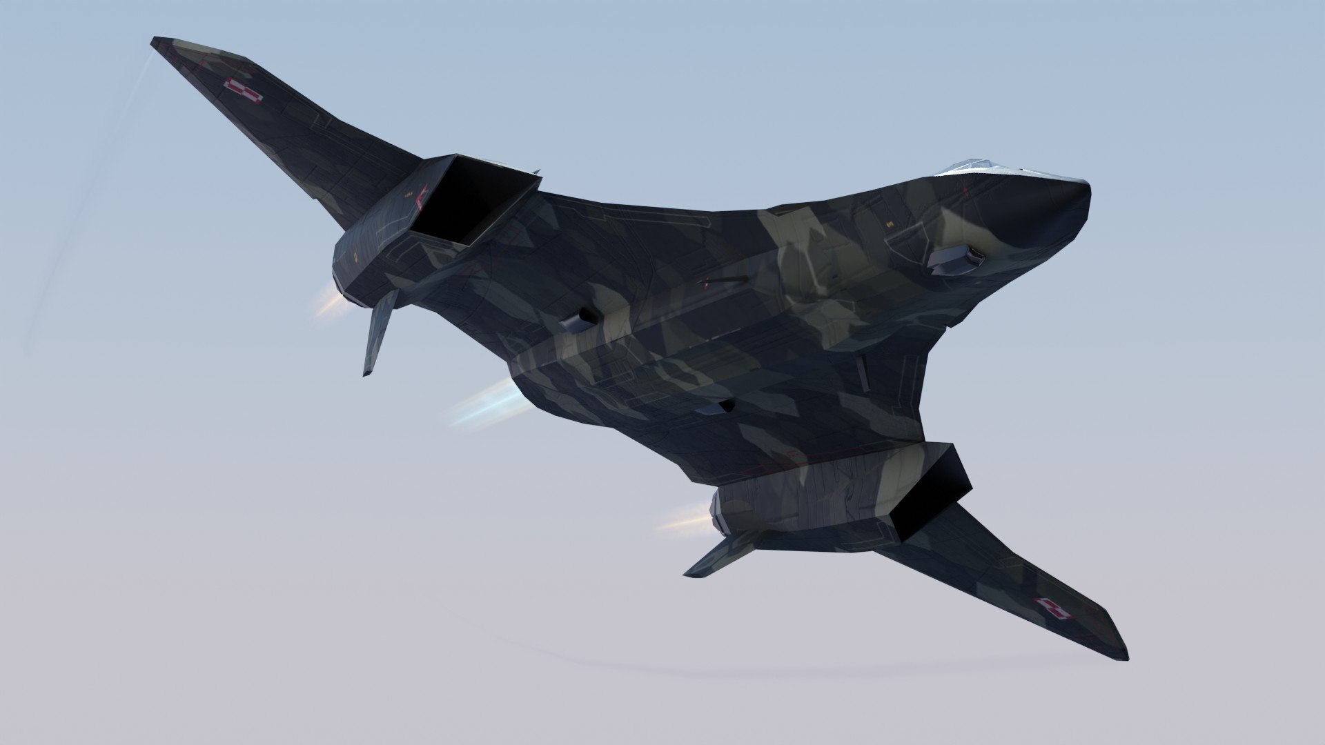 General Dynamics F-34 Lynx Concept Fighter 3D - TurboSquid 1938663