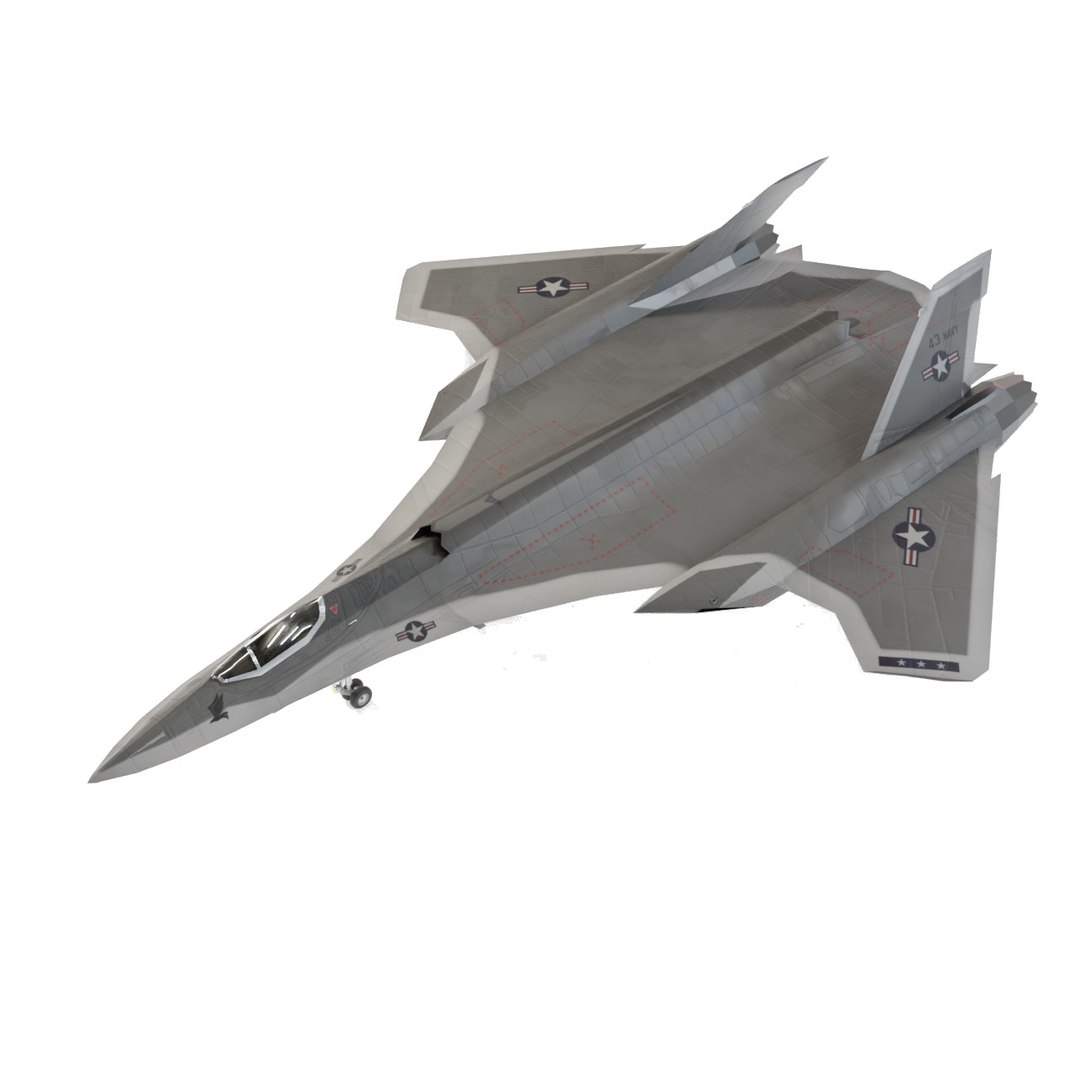 General Dynamics F-34 Lynx concept fighter 3D 모델 - TurboSquid 1938663