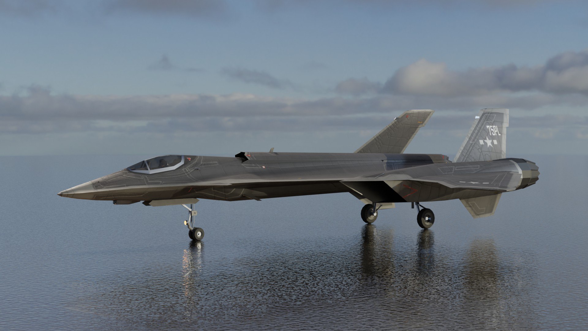 General Dynamics F-34 Lynx Concept Fighter 3D - TurboSquid 1938663