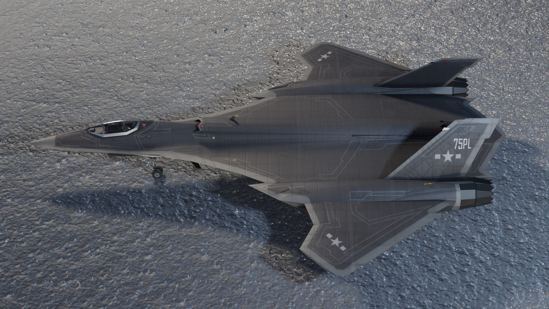 General Dynamics F-34 Lynx Concept Fighter 3D - TurboSquid 1938663