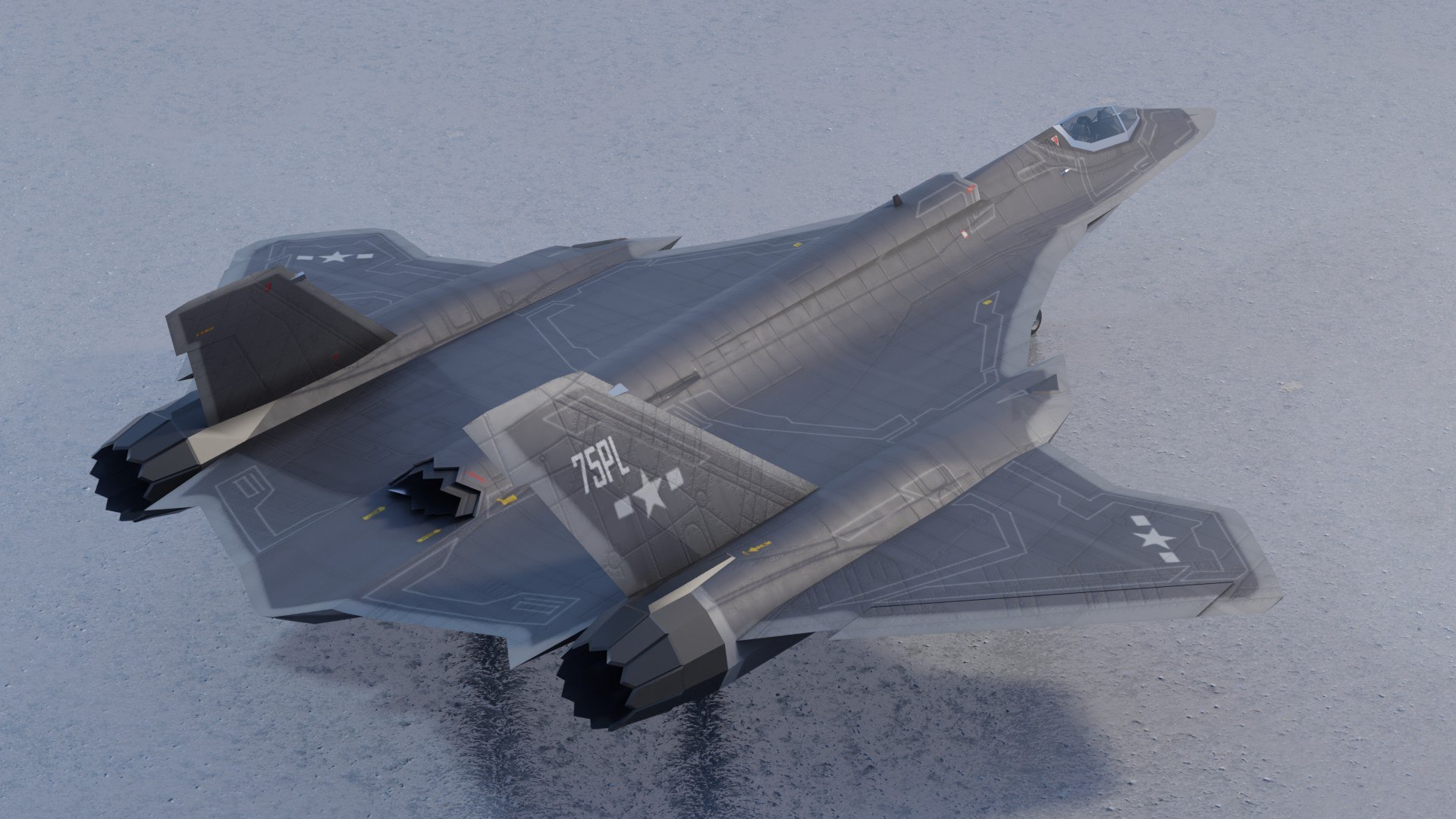 General Dynamics F-34 Lynx Concept Fighter 3D - TurboSquid 1938663