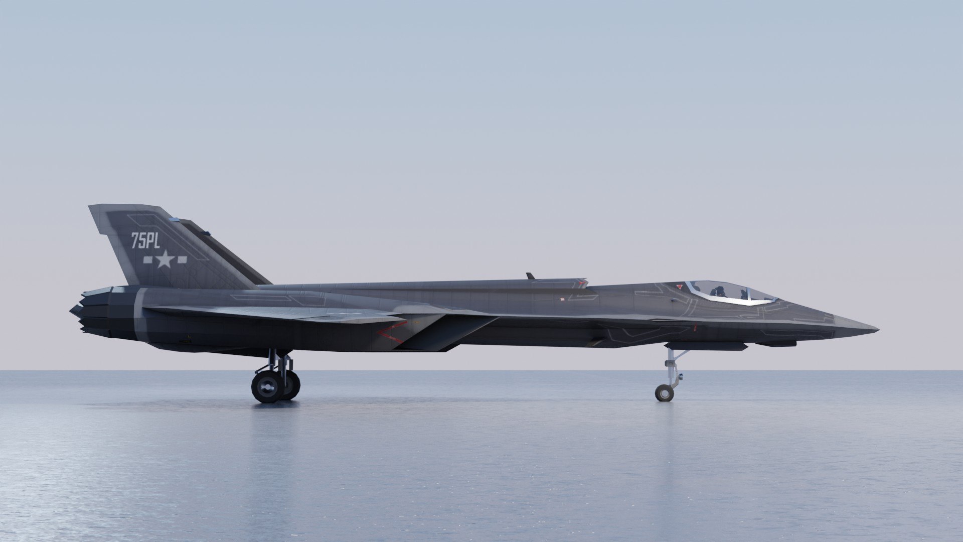 General Dynamics F-34 Lynx Concept Fighter 3D - TurboSquid 1938663