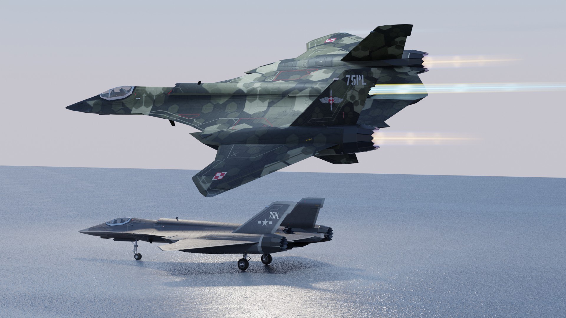 General Dynamics F-34 Lynx Concept Fighter 3D - TurboSquid 1938663
