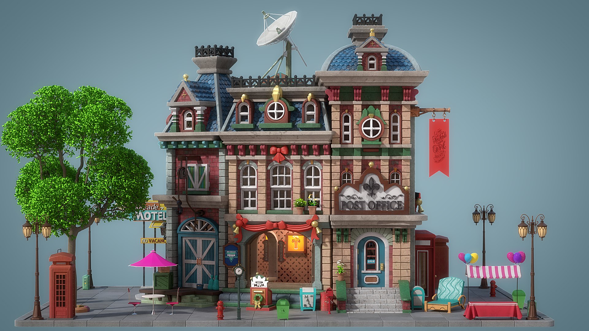modelo 3d Cartoon House 23 - TurboSquid 2057026