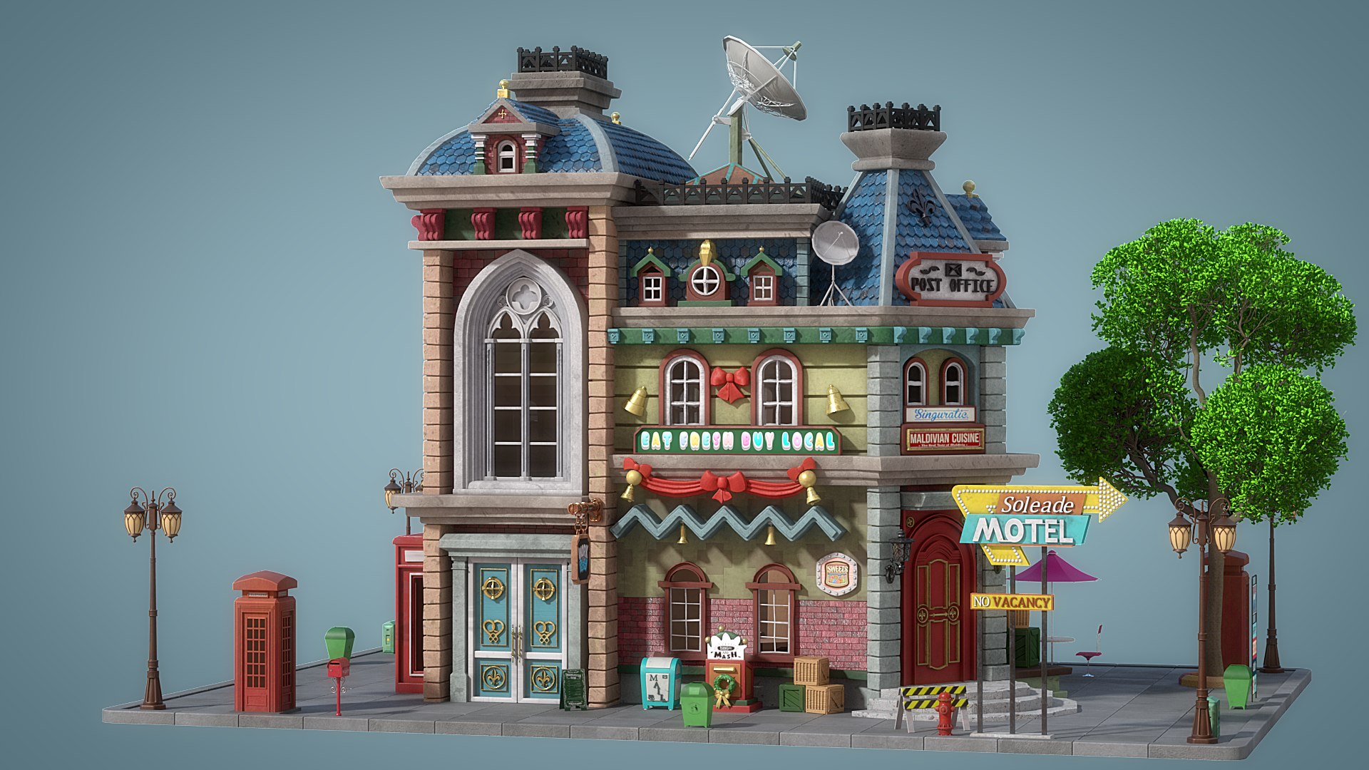 Cartoon House 23 3D Model - TurboSquid 2057026