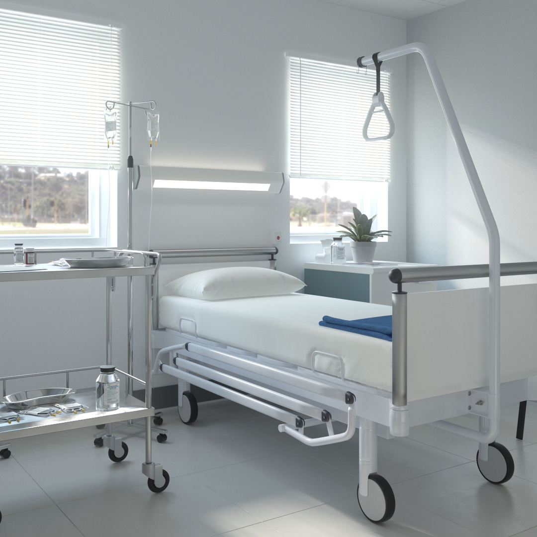 Realistic hospital ward 3D - TurboSquid 1188446