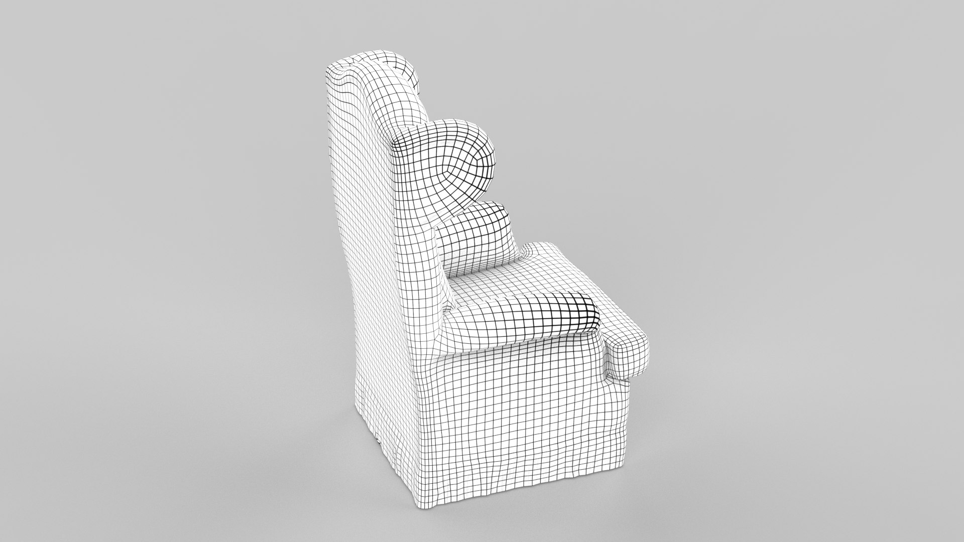 3D Model Chair Long Scan - TurboSquid 2114865